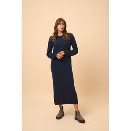 Just Cashmere Kaschmir-Kleid "Lina" in Dunkelblau - 61% | Gr&ouml;&szlig;e L | Damen-kleider