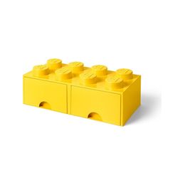Lego Schubladenbox "Brick 8" in Gelb - (B)50 x (H)18 x (T)25 cm - 53% | Kisten-koerbe