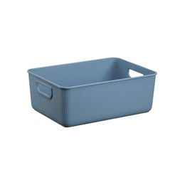 NHG Aufbewahrungskorb in Blau - (B)36 x (H)13,6 x (T)25,6 cm - 37% | Kisten-koerbe