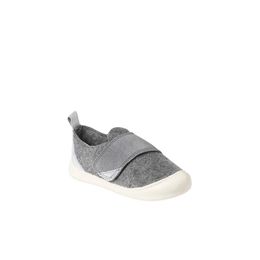 Vertbaudet Slipper in Grau - 44% | Gr&ouml;&szlig;e 19 | Baby-schnuerschuh