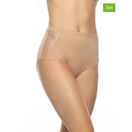 COTONELLA 2er-Set: Pantys in Nude - 50% | Gr&ouml;&szlig;e M | Damen-unterteile