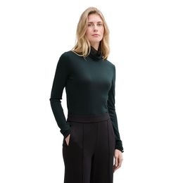Tom Tailor Rollkragenpullover in Dunkelgr&uuml;n - 41% | Gr&ouml;&szlig;e M | Damen-pullover-cardigans