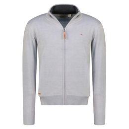 Geographical Norway Cardigan "Fregate" in Hellgrau - 70% | Gr&ouml;&szlig;e S | Herren-pullover-cardigans