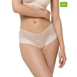 Triumph 2er-Set: Pantys "Spotlight Maxi" in Creme - 62% | Gr&ouml;&szlig;e 40 | Damen-unterteile