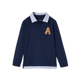 Vertbaudet Poloshirt in Dunkelblau - 30% | Gr&ouml;&szlig;e 140 | Baby-shirts