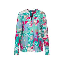 Seidensticker Bluse in T&uuml;rkis/ Pink - 52% | Gr&ouml;&szlig;e 42 | Damen-blusen