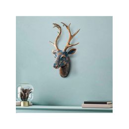 ABERTO DESIGN Wandobjekt "Deer" - (B)26 x (H)38 cm - 70% | Wanddekoration