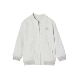 Vertbaudet Sweatjacke in Hellgrau - 40% | Gr&ouml;&szlig;e 128 | Baby-sweatshirts-jacken