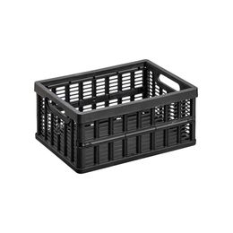 NHG Kiste in Schwarz - (B)23,9 x (H)10,9 x (T)17,6 cm - 25% | Kisten-koerbe