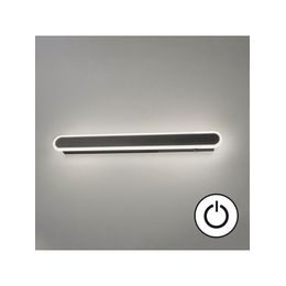 Fischer und Honsel FISCHER & HONSEL LED-Wandleuchte "Stretto" in Schwarz - (B)60 x (H)6 x (T)4,5 cm - 60% | Wandleuchten