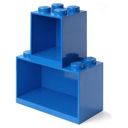 Lego Regal "Brick" in Blau - (B)21,5 x (H)32 x (T)16 cm - 50% | Kinder-moebel