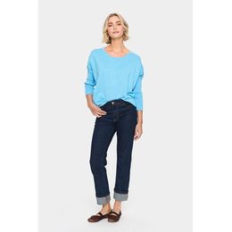 Saint Tropez Pullover in Hellblau - 59% | Gr&ouml;&szlig;e XL | Damen-pullover-cardigans