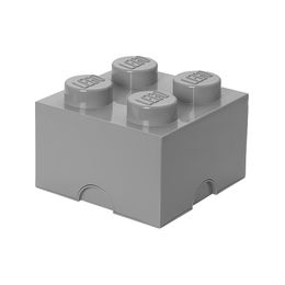 Lego Aufbewahrungsbox "Brick 4" in Grau - (B)25 x (H)18 x (T)25 cm - 42% | Kisten-koerbe