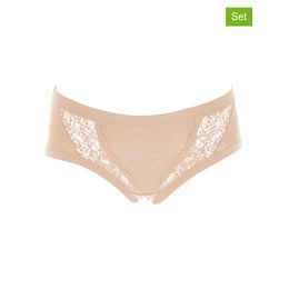 COTONELLA 4er-Set: Pantys in Beige - 54% | Gr&ouml;&szlig;e L | Damen-unterteile