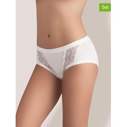 COTONELLA 4er-Set: Pantys in Wei&szlig; - 54% | Gr&ouml;&szlig;e M | Damen-unterteile