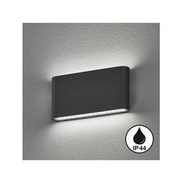 Fischer und Honsel FISCHER & HONSEL LED-Au&szlig;enleuchte "Scone" in Schwarz - (B)17,5 x (H)9 x (T)3 cm - 60% | Aussenbeleuchtung