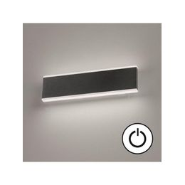 Fischer und Honsel FISCHER & HONSEL LED-Wandleuchte "Muur" in Schwarz - (B)30,5 x (H)8 x (T)5 cm - 67% | Wandleuchten