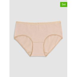 COTONELLA 3er-Set: Pantys in Beige - 50% | Gr&ouml;&szlig;e M | Damen-unterteile