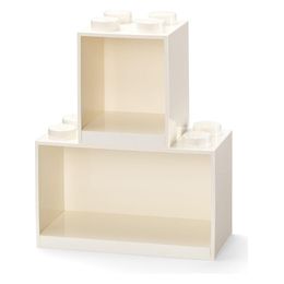 Lego Regal "Brick" in Wei&szlig; - (B)21,5 x (H)32 x (T)16 cm - 50% | Kinder-moebel