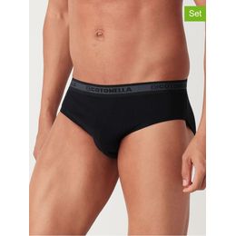 COTONELLA 2er-Set: Slips in Schwarz - 55% | Gr&ouml;&szlig;e M | Herren-waesche