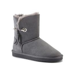 ISLAND BOOT Winterboots "Whale" in Grau - 81% | Gr&ouml;&szlig;e 37 | Damen-stiefel