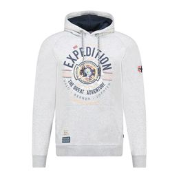 Geographical Norway Hoodie "Galdemar" in Grau - 67% | Gr&ouml;&szlig;e M | Herren-sweatshirts-jacken