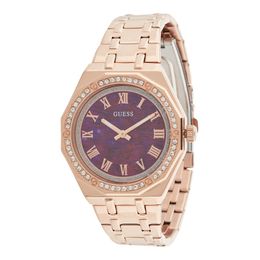 Guess Analog Watch female Gold size One Size