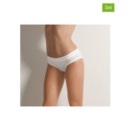 COTONELLA 3er-Set: Slip in Wei&szlig; - 50% | Gr&ouml;&szlig;e XL | Damen-unterteile