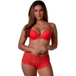 After Eden Damen Hipster &raquo;DAISY&laquo; Mit Spitze, feminin, bequem, weich, elastisch orange S