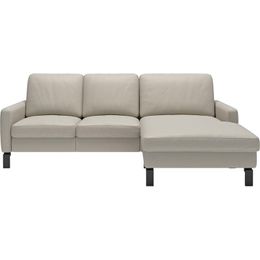 Home Affaire Ecksofa &raquo;Lecce, L-Form, Federkernpolsterung, Breite 224 cm&laquo; inkl. saugroboterfreundliche H&ouml;he & schmale Armlehnen 100% Polyester