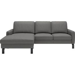 Home Affaire Ecksofa &raquo;Lecce, L-Form, Federkernpolsterung, Breite 224 cm&laquo; inkl. saugroboterfreundliche H&ouml;he & schmale Armlehnen 100% Polyester