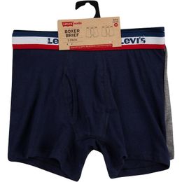 Levi's Kids Herren Levi's Kids Boxershorts &raquo;SPORTSWEAR LOGO BOXER BFIEF&laquo; 2 Stk. for BOYS blau M (140/152), 2 Stk.