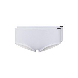Skiny Damen Panty &raquo;Cotton Advantage&laquo; 2er Pack, bequem, flaches Gummi, h&uuml;fthoch, Baumwollmix wei&szlig; 42