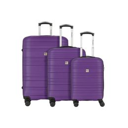 Check.In Paradise 4 Rollen Kofferset 3-teilig in aubergine | Gr.: onesize