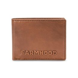 Farmhood Nashville Geldb&ouml;rse RFID Schutz Leder 13 cm in brown 2 | Gr.: onesize
