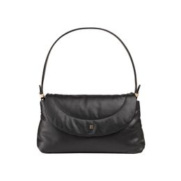 DuDu Melville Schultertasche Leder 31 cm in black | Gr.: onesize