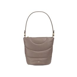 DuDu Barbara Schultertasche Leder 24.5 cm in taupe | Gr.: onesize