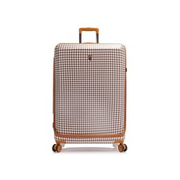 Heys EZ Fashion 4 Rollen Trolley L 76 cm mit Dehnfalte in brown houndstooth | Gr.: onesize