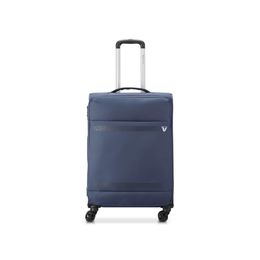 Roncato Jazz 4.0 4 Rollen Trolley M 65 cm mit Dehnfalte in nachtblau | Gr.: onesize