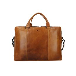 Green Burry Greenburry Newport Aktentasche Leder 43 cm Laptopfach in caramel | Gr.: onesize