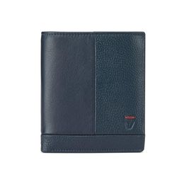 Roncato Trial DLX Geldb&ouml;rse RFID Schutz Leder 9 cm in navy | Gr.: onesize