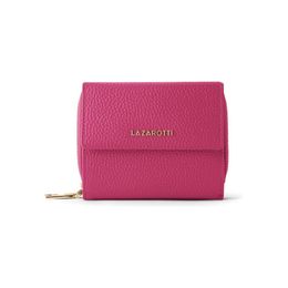 Lazarotti Bologna Leather Geldb&ouml;rse Leder 12 cm in hot pink | Gr.: onesize