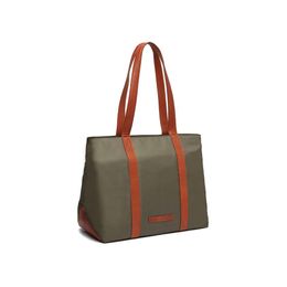 The Chesterfield Brand Otta Shopper Tasche Leder 40 cm Laptopfach in steel green | Gr.: onesize