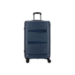 d&n D&N Travel Line 4300 4 Rollen Trolley L 78 cm in dunkelblau | Gr.: onesize