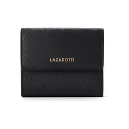 Lazarotti Bologna Leather Geldb&ouml;rse Leder 12 cm in black | Gr.: onesize