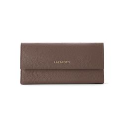 Lazarotti Bologna Leather Geldb&ouml;rse Leder 19 cm in taupe | Gr.: onesize