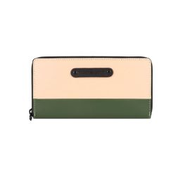 Green Burry Greenburry Upcycled Tarpaulin Geldb&ouml;rse 19 cm in beige-olive | Gr.: onesize