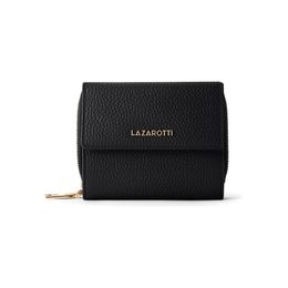 Lazarotti Bologna Leather Geldb&ouml;rse Leder 12 cm in black | Gr.: onesize