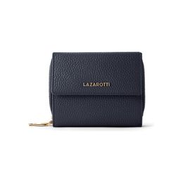 Lazarotti Bologna Leather Geldb&ouml;rse Leder 12 cm in navy | Gr.: onesize