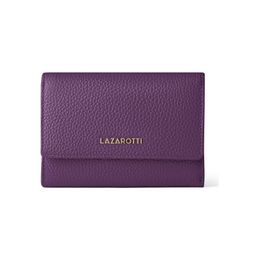 Lazarotti Bologna Leather Geldb&ouml;rse Leder 14 cm in purple | Gr.: onesize